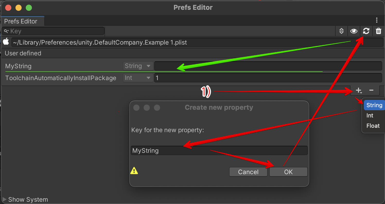 유니티 무료에셋 PlayerPrefs 에디터 - 겜델 : 게임 델리게이트